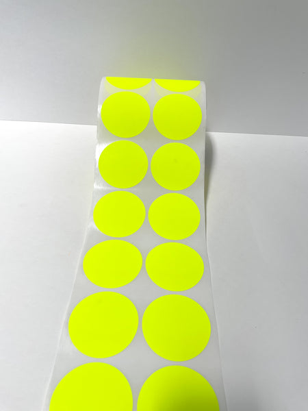 Fluoro Label - Assorted Flouro - 55mm – All Types Labels